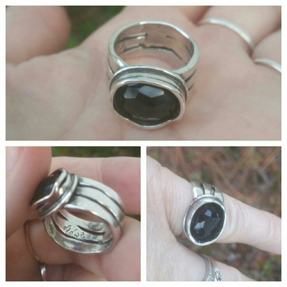 Jewelry | Nice Large Heavy 925 Sterling Silver Ring Size 6 | Poshmark