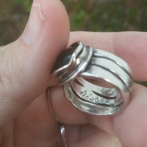 Jewelry | Nice Large Heavy 925 Sterling Silver Ring Size 6 | Poshmark