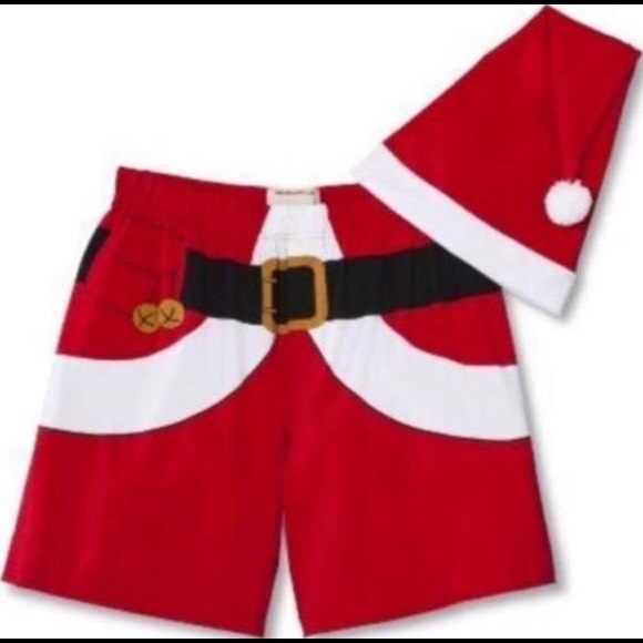 Underwear & Socks | Santa Claus Christmas Boxer Shorts And Santa Hat ...
