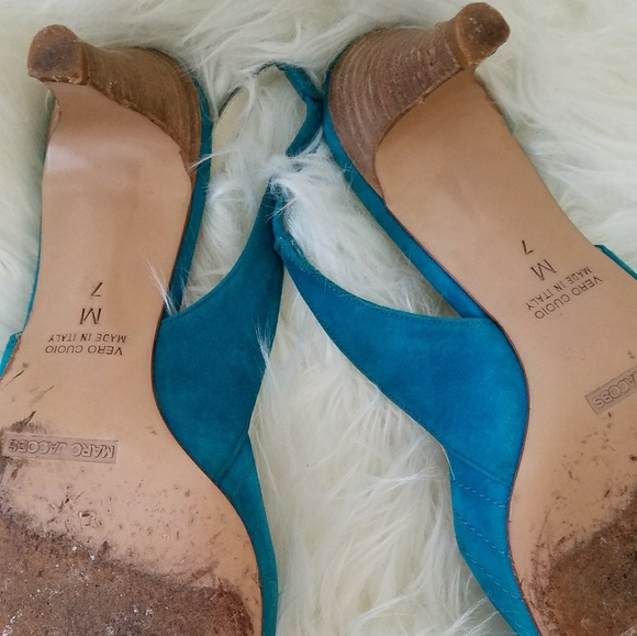 Marc Jacobs | Shoes | Teal Marc Jacobs Slingbacks | Poshmark
