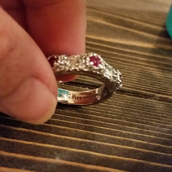 Judith Ripka | Jewelry | Judith Ripka Silver And Ruby Cz Stones | Poshmark