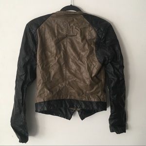 Sparkle & Fade | Jackets & Coats | Sparkle And Fade Faux Leather Jacket ...