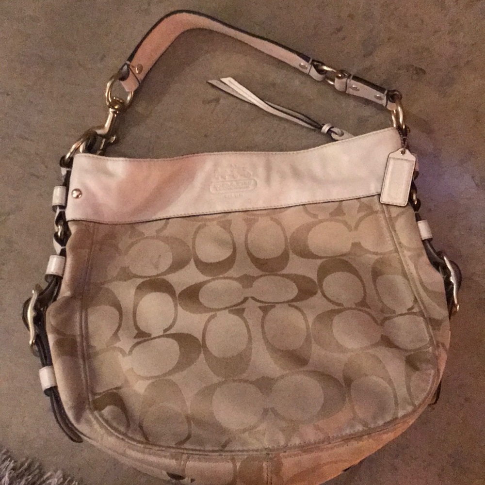 Zoe Coach Signature Hobo Bag - Gem