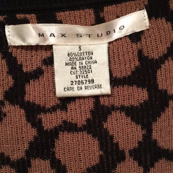 Max Studio | Sweaters | Max Studio Super Soft Animal Print Tunic ...