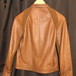 Jackets & Coats | Saddle Brown Color Genuine Leather Moto Jacket | Poshmark