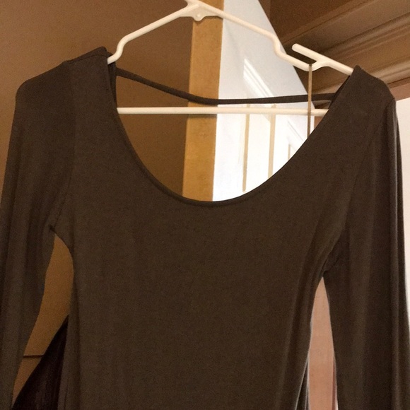 Tobi | Dresses | Dark Green Open Back Tobi Dress | Poshmark