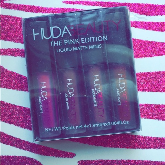 HUDA BEAUTY | Makeup | Huda Beauty The Pink Edition Liquid Matte Minis ...