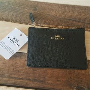 Coach | Bags | Coach Card Holder Coin Purse In Black | Poshmark