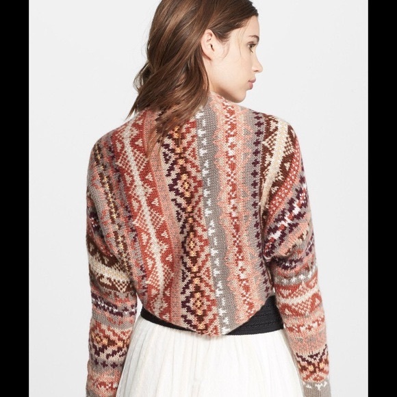 Free People | Sweaters | Nwt Free People Carnival Shrug Cardigan ...
