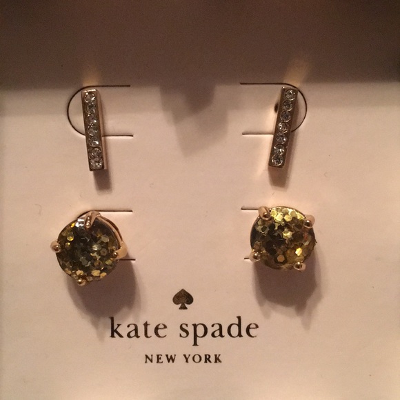 kate spade | Jewelry | Kate Spade Gold Sparkle Gift Set Nwt | Poshmark