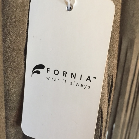 Fornia | Sweaters | Fornia Suede Boho Fringe Cardigan Nwt | Poshmark