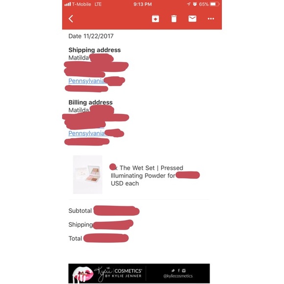 Kylie Cosmetics | Makeup | The Wet Set Palette Kylie Cosmetics Holiday ...