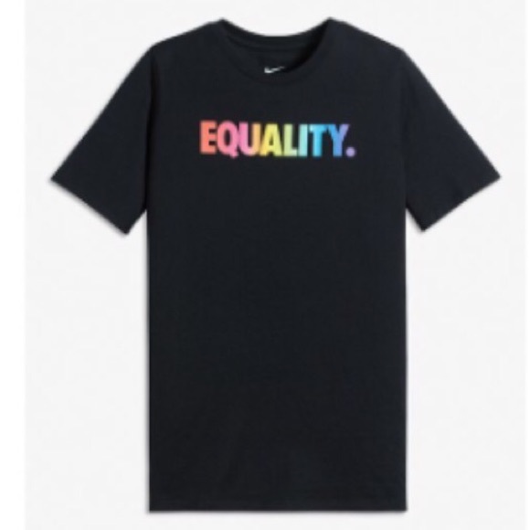 Nike | Tops | New Nwt Nike Equality Rainbow Tee Shirt | Poshmark