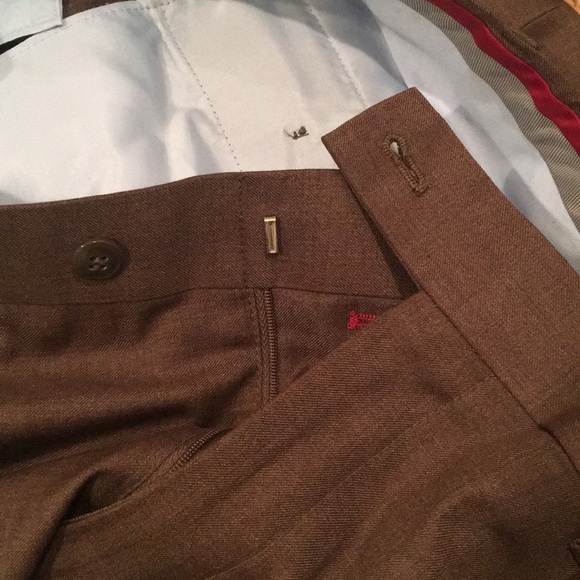 Louis Raphael Rosso | Pants | Louis Raphael Rosso Brown Pleated Dress ...