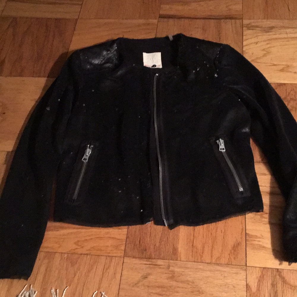 Rebecca Taylor Black Sequin Jacket! - Gem