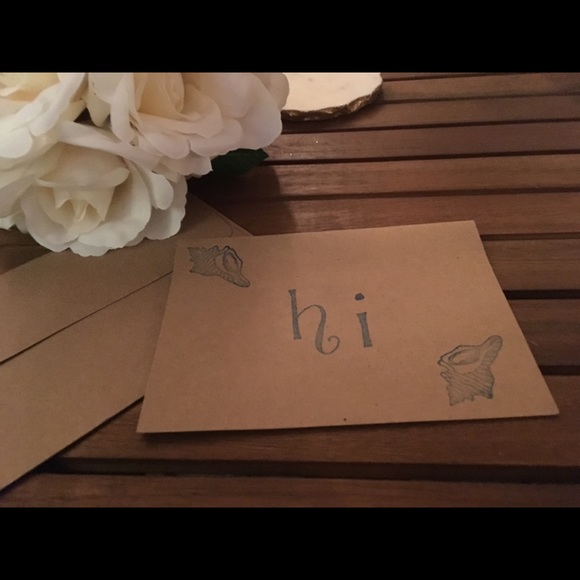 Party Supplies | Sea Shell Stationary | Poshmark