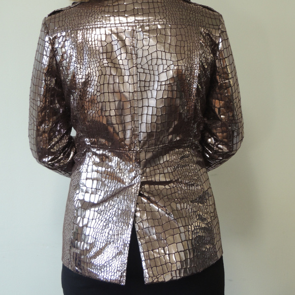 Tracy Porter | Jackets & Coats | Tracy Porter Metallic Jacket | Poshmark