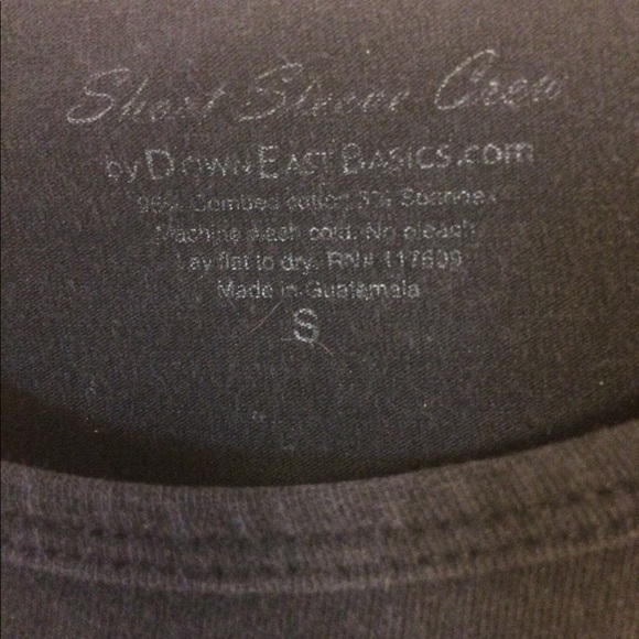 Tops | Simple Black Form Fitting Tee | Poshmark