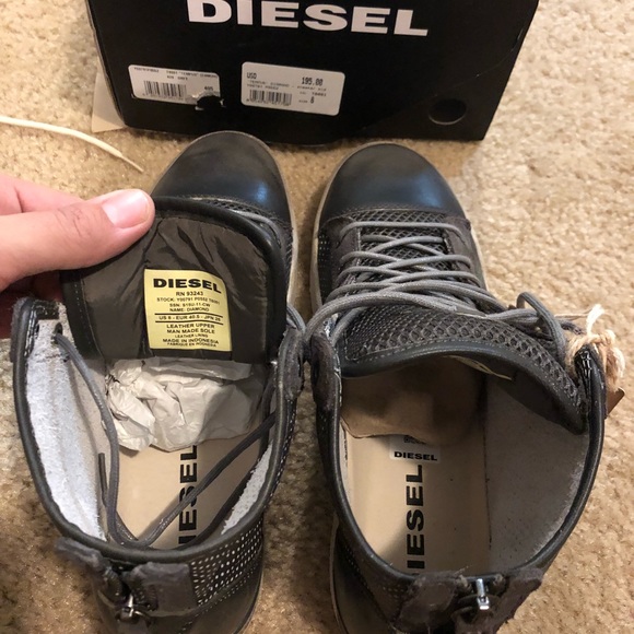 Diesel | Shoes | Diesel Tempus Diamond Sneaker | Poshmark