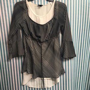 Poetry | Tops | Poetry Sz Med Wmns Layered Shirts Flowing Set | Poshmark