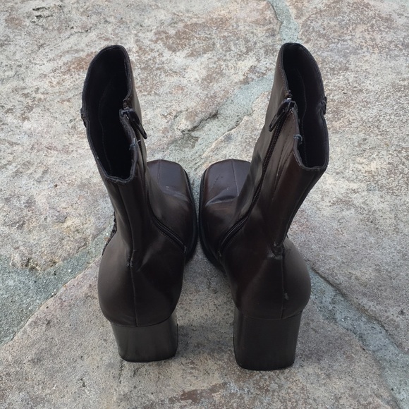 Element | Shoes | Elements Brown Heeled Ankle Boots | Poshmark