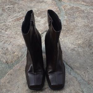 Element | Shoes | Elements Brown Heeled Ankle Boots | Poshmark