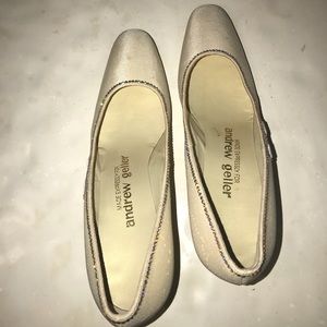 Andrew Geller | Shoes | Andrew Geller Wedding Cream Rhinestone Bow ...