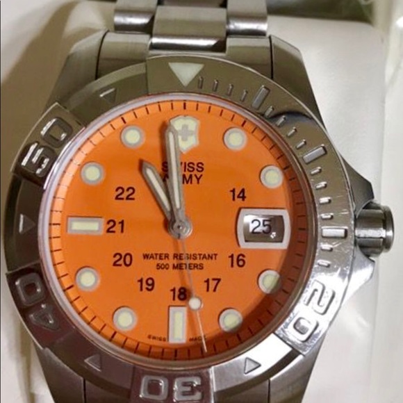 swiss army | Accessories | Swiss Army Mens Dive Master Silver Bezel ...