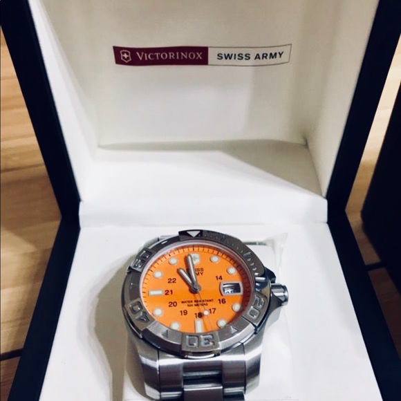 swiss army | Accessories | Swiss Army Mens Dive Master Silver Bezel ...