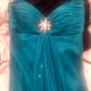 Dresses | Formal Turquoise Dress Long Galabridesmaidprom | Poshmark