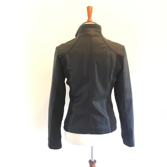 bridget bailey | Jackets & Coats | Bridget Bailey Vegan Leather Black ...