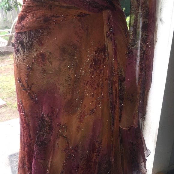 Alberto Makali | Dresses | Vintage Alberto Makali Stunning Silk Dress ...