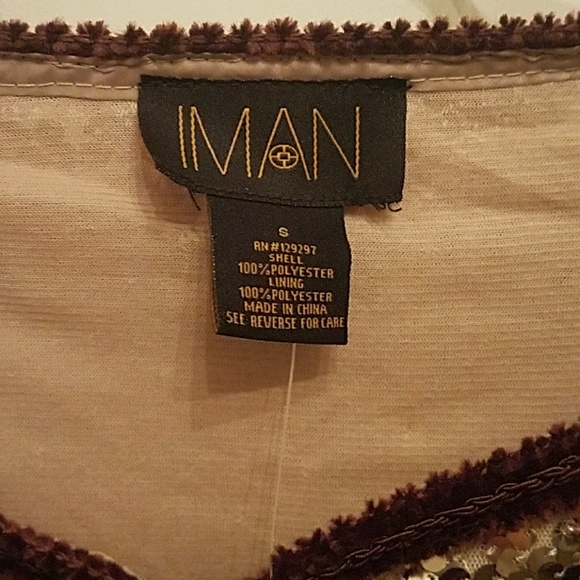 IMAN | Jackets & Coats | Sequin Jacket By Iman | Poshmark