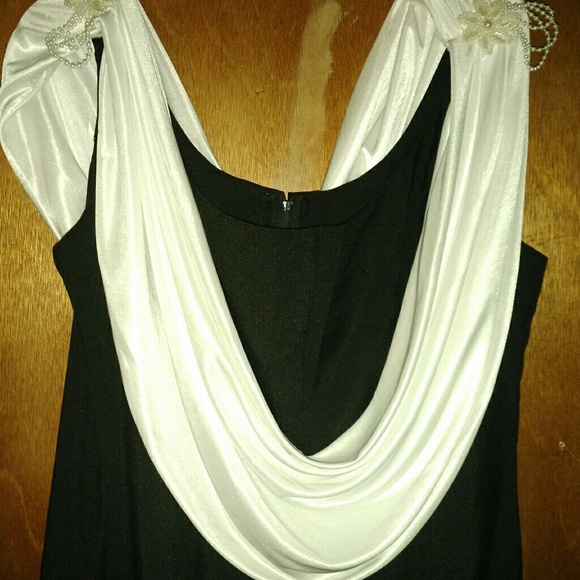 Formal | Dresses | Simco Fornal Blackwhite Gown | Poshmark