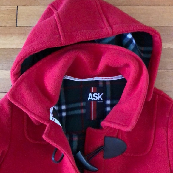 Ask | Jackets & Coats | Cozy Red Toggle Coat So Soft | Poshmark
