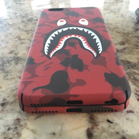 Bape | Accessories | Red Bape Iphone Cases All Sizes | Poshmark