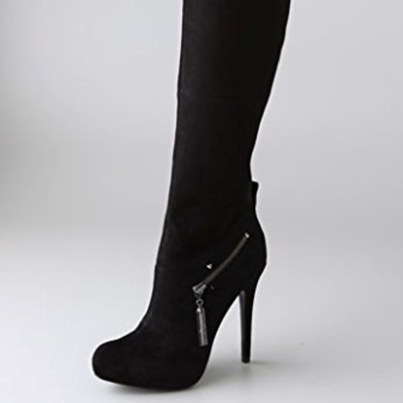 Report Signature | Shoes | Report Signature Genuine Suede Thigh High ...
