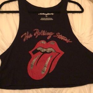 Women's Rolling Stone Crop Top on Poshmark