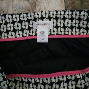 Isaac Mizrahi | Skirts | Isaac Mizrahi Wool Black And White Skirt Size ...