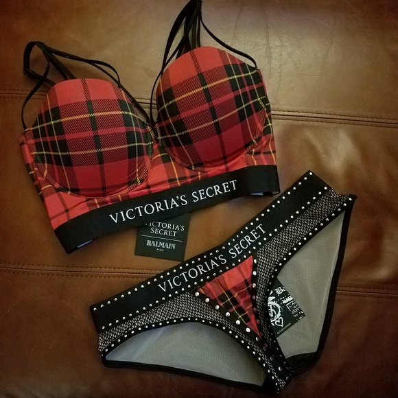 Victoria's Secret | Intimates & Sleepwear | Vs X Balmain Bra Panty Set ...