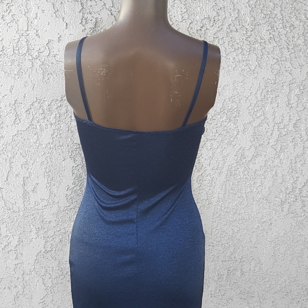 Electric Blue Bodycon Dress - Gem
