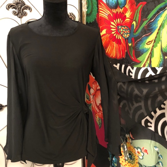 Coco Bianco | Tops | Nwt Coco Bianca Boho Bell Sleeve Top | Poshmark