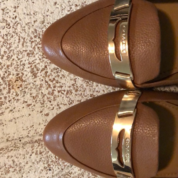 Coach | Shoes | Coach Ruthie Pebble Grain Leather Loafer Size 85 | Poshmark