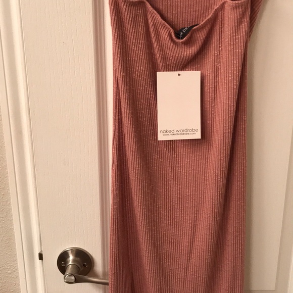 & Other Stories | Dresses | Spaghetti String Midi Dress Plush Pink ...