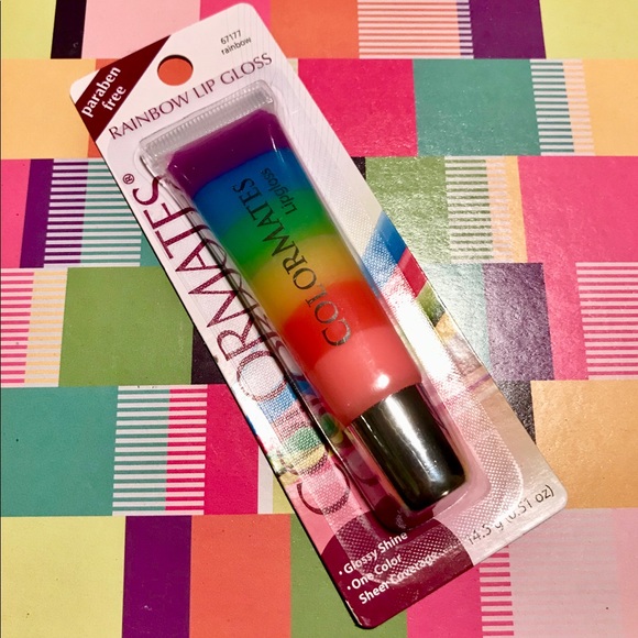 Colormates | Makeup | Sold Colormates Rainbow Lip Gloss Unicorn | Poshmark