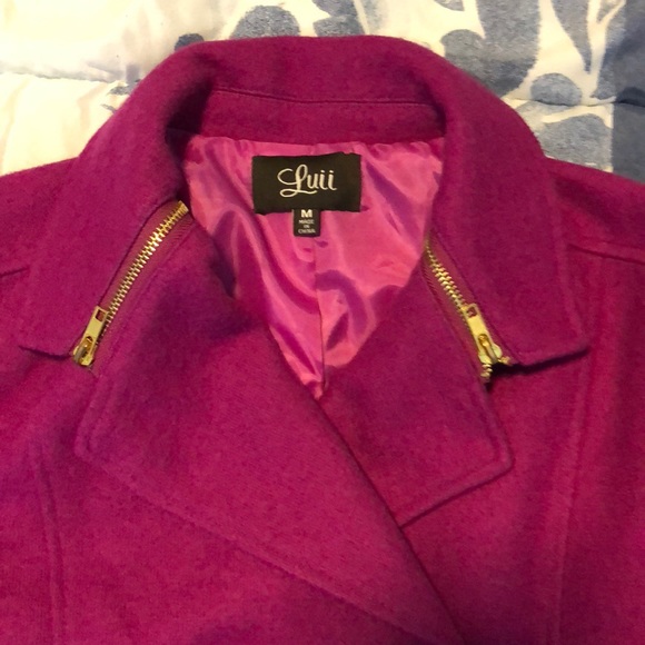 Jackets & Coats | Magenta Pea Coat | Poshmark