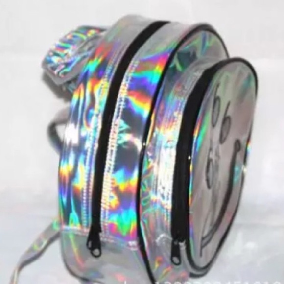 Bags | Alien Backpack Third Eye Holographic Bag Purse Edc | Poshmark