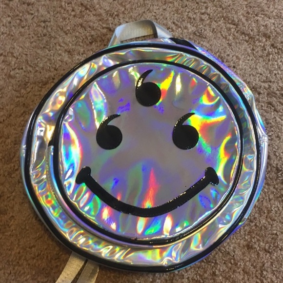 Bags | Alien Backpack Third Eye Holographic Bag Purse Edc | Poshmark