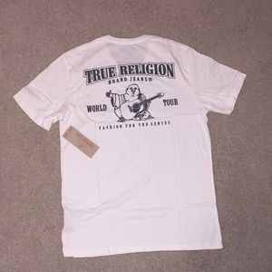 True Religion | Shirts | True Religion White Crew Neck Tshirt | Poshmark