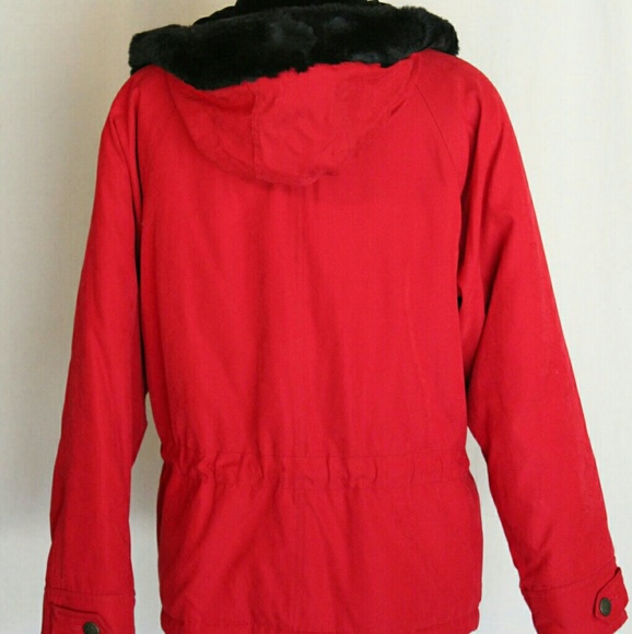 Gallery | Jackets & Coats | Gallery Red Ski Jacket Or Parka With Hood ...